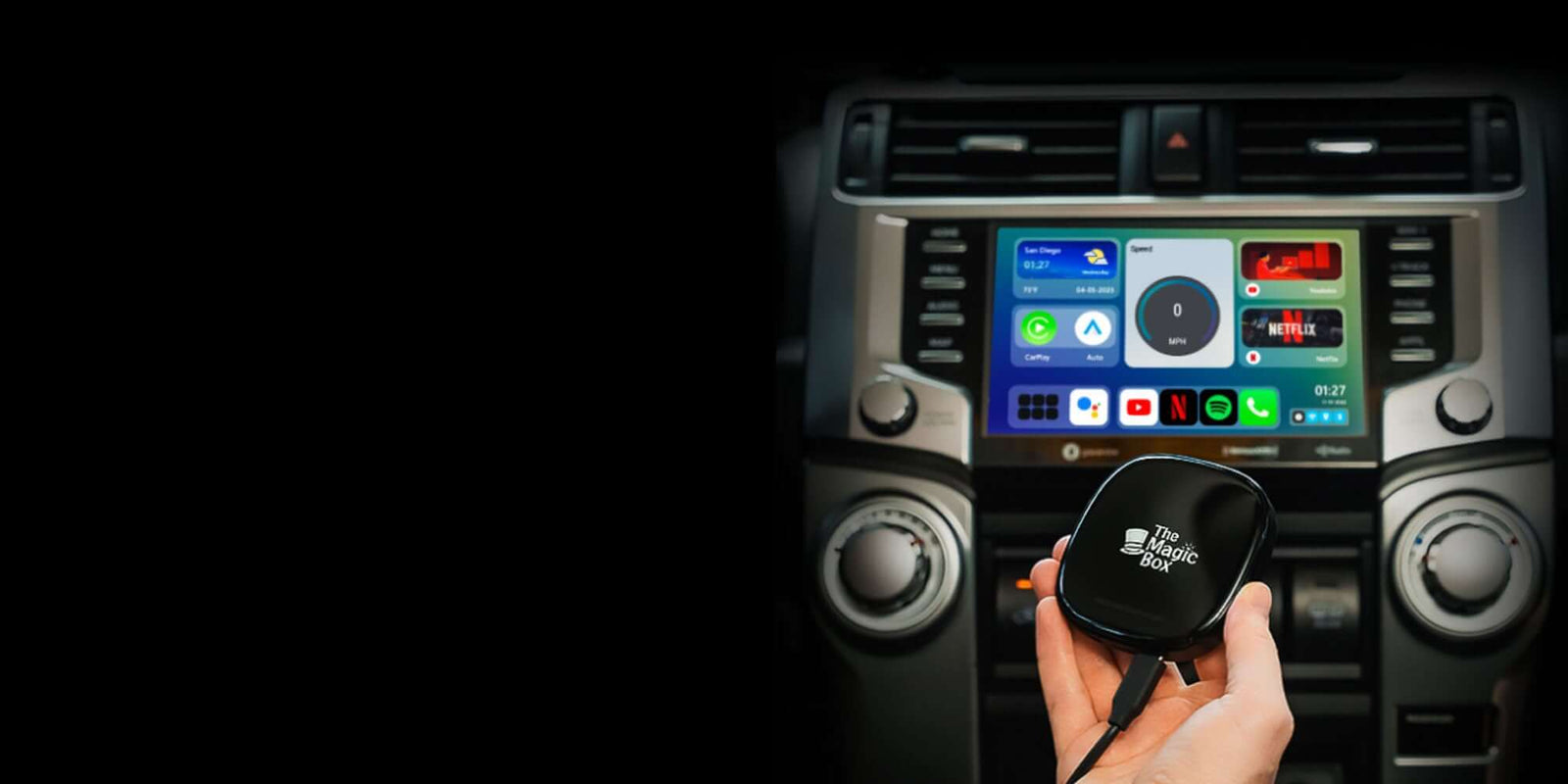 Watch Live TV using CarPlay with Magic Box