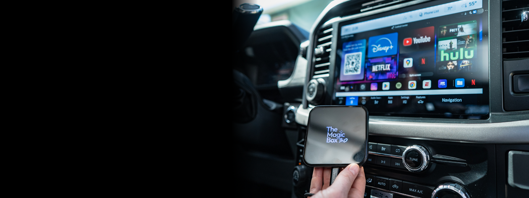 Watch Live TV using CarPlay with Magic Box – The Magic Brand